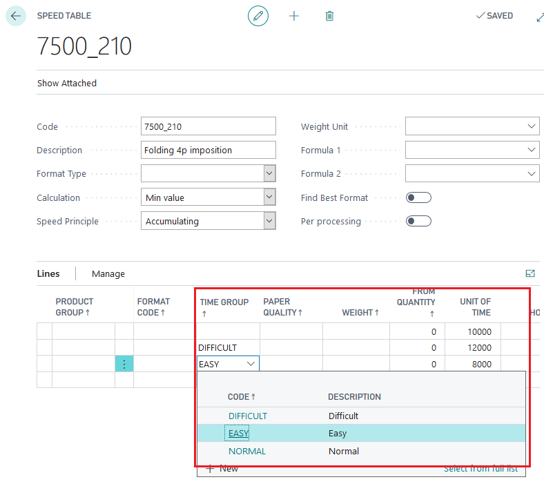 Time Groups - PrintVis Documentation